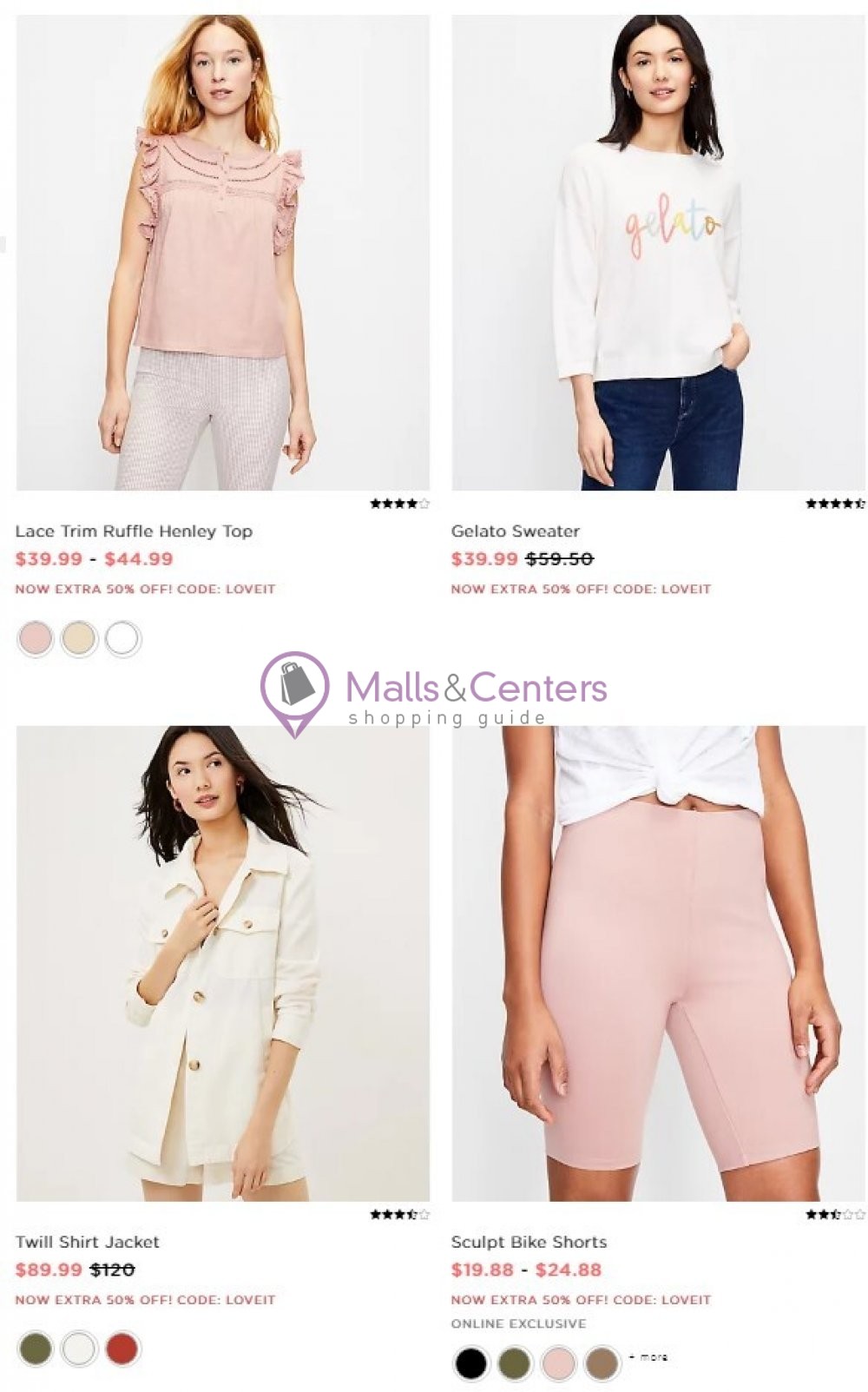 LOFT Weekly Ad - sales & flyers specials - MallsCenters