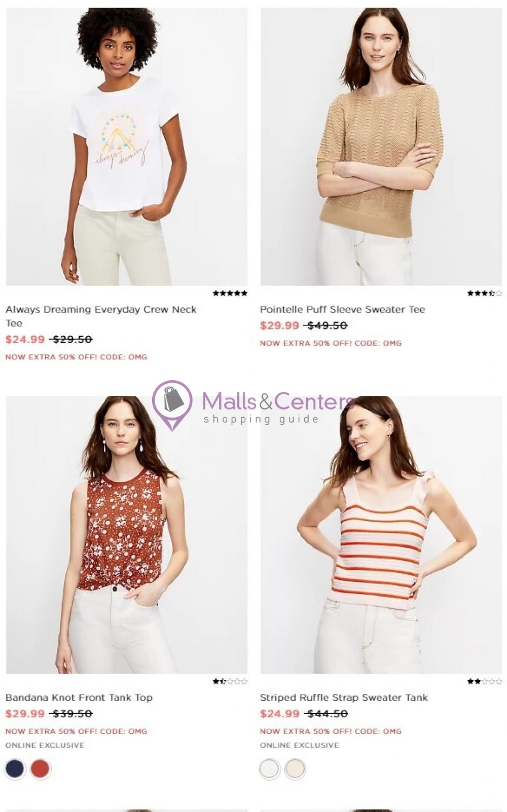 LOFT Weekly Ad - sales & flyers specials - MallsCenters