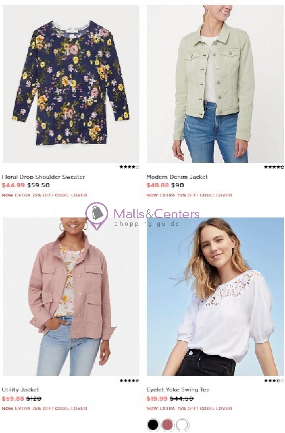 LOFT Weekly Ad - sales & flyers specials - MallsCenters