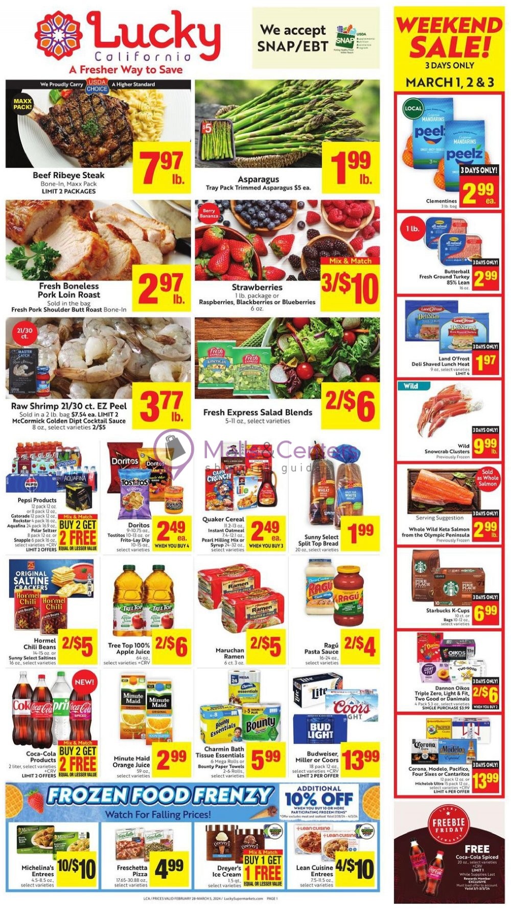 Lucky Supermarkets Weekly Ad, from Wed, 2/28/2024 - sales & flyers ...