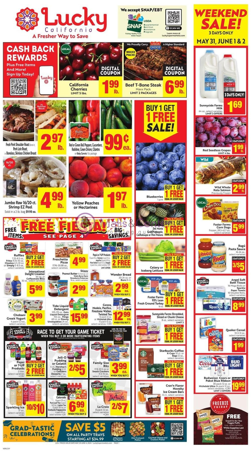 Lucky Supermarkets Weekly Ad, from Wed, 5/29/2024 - sales & flyers ...
