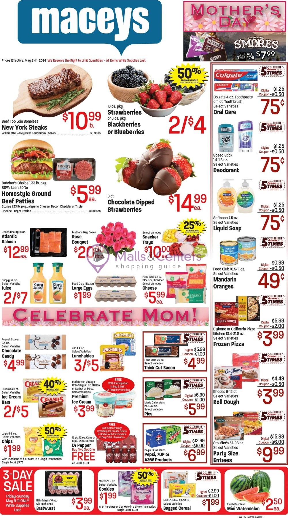 Maceys Weekly ad valid from 05/08/2024 to 05/14/2024 - MallsCenters