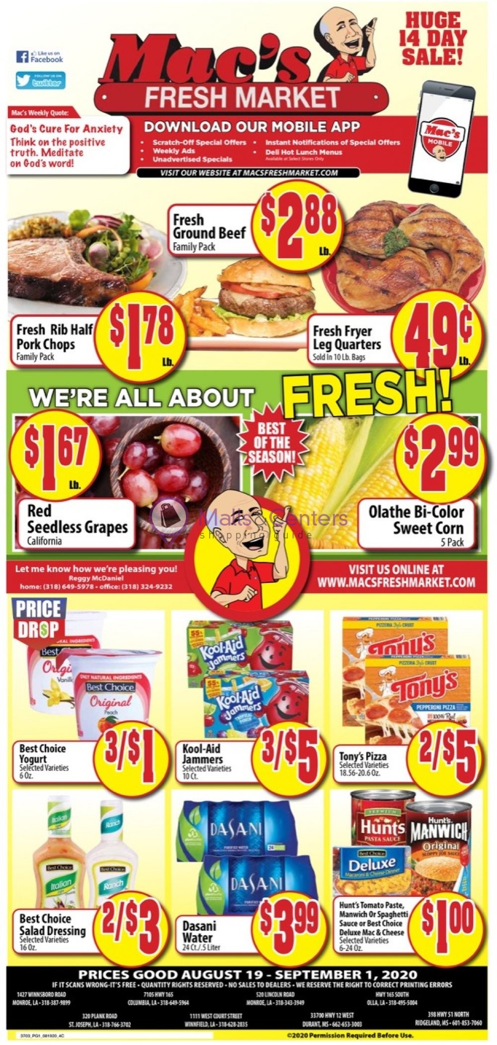 Mac's Fresh Market Weekly Ad - sales & flyers specials - MallsCenters