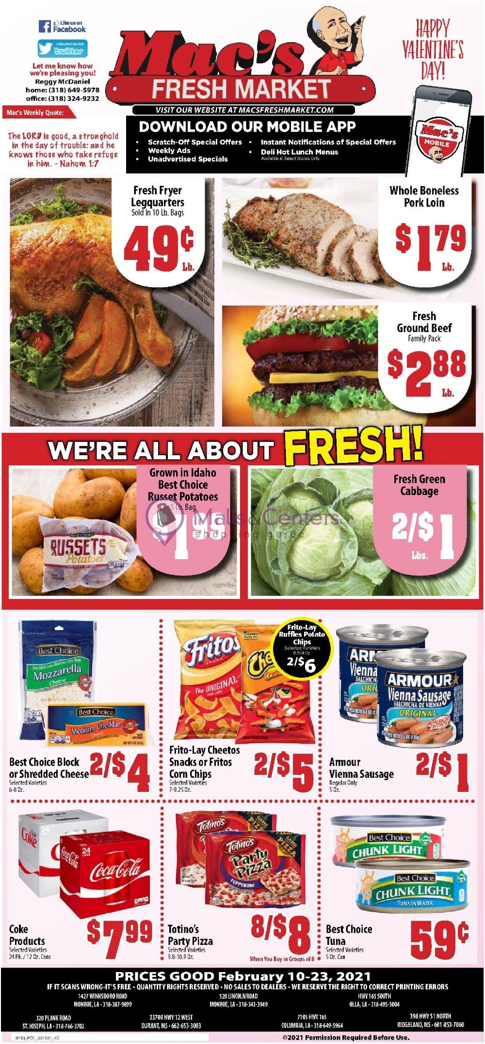 Mac's Fresh Market Weekly Ad - sales & flyers specials - MallsCenters