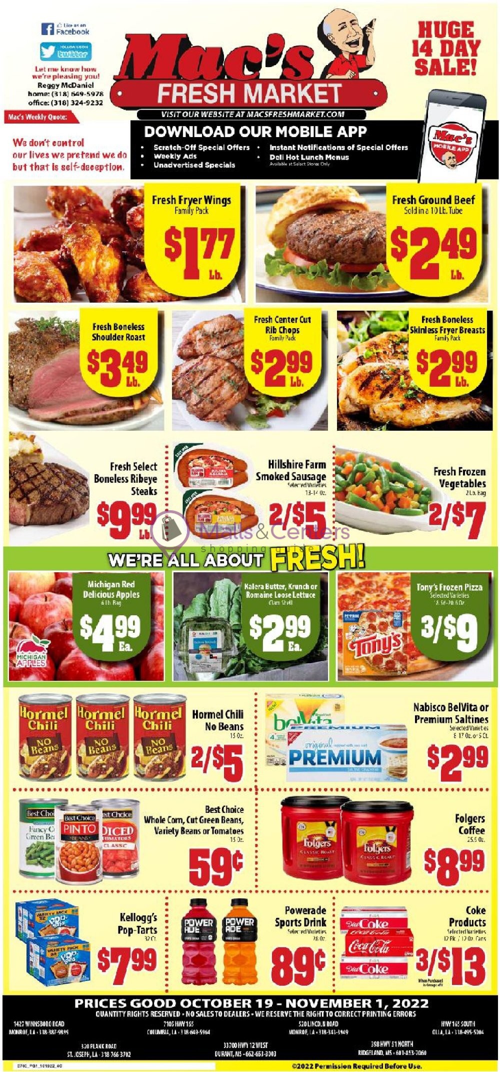 Mac's Fresh Market Weekly Ad - sales & flyers specials - MallsCenters