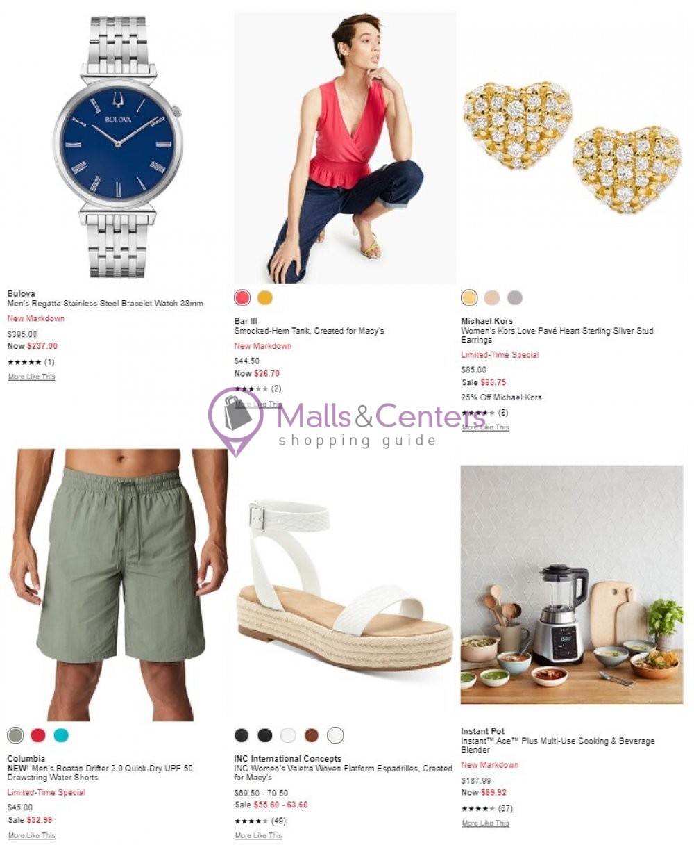 Macy's Weekly Ad - sales & flyers specials - MallsCenters