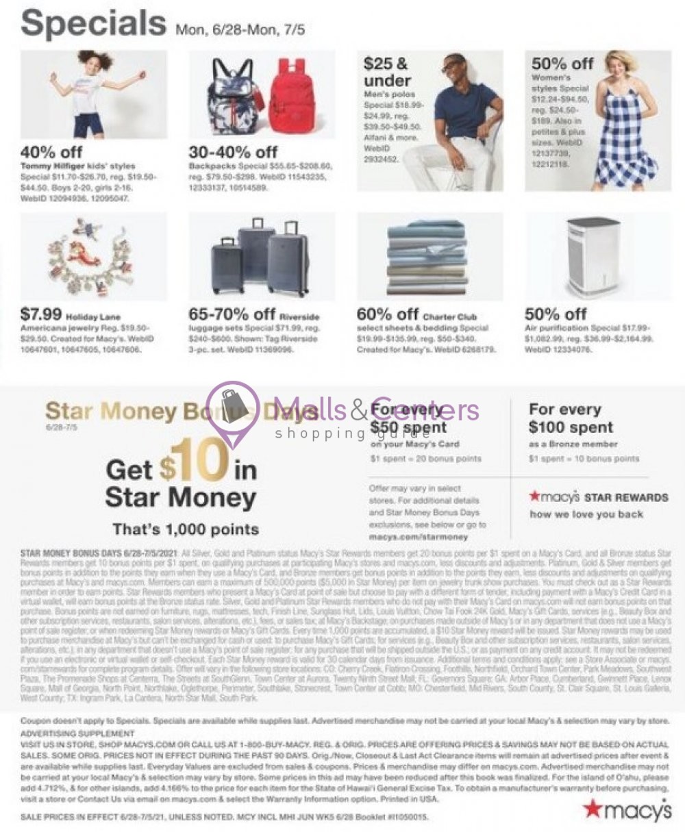 Macy's Weekly Ad - sales & flyers specials - MallsCenters