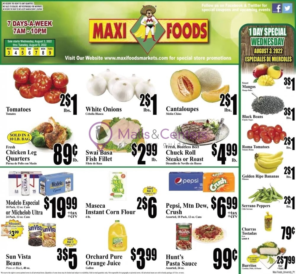 Maxi Foods Markets Weekly Ad - sales & flyers specials - MallsCenters
