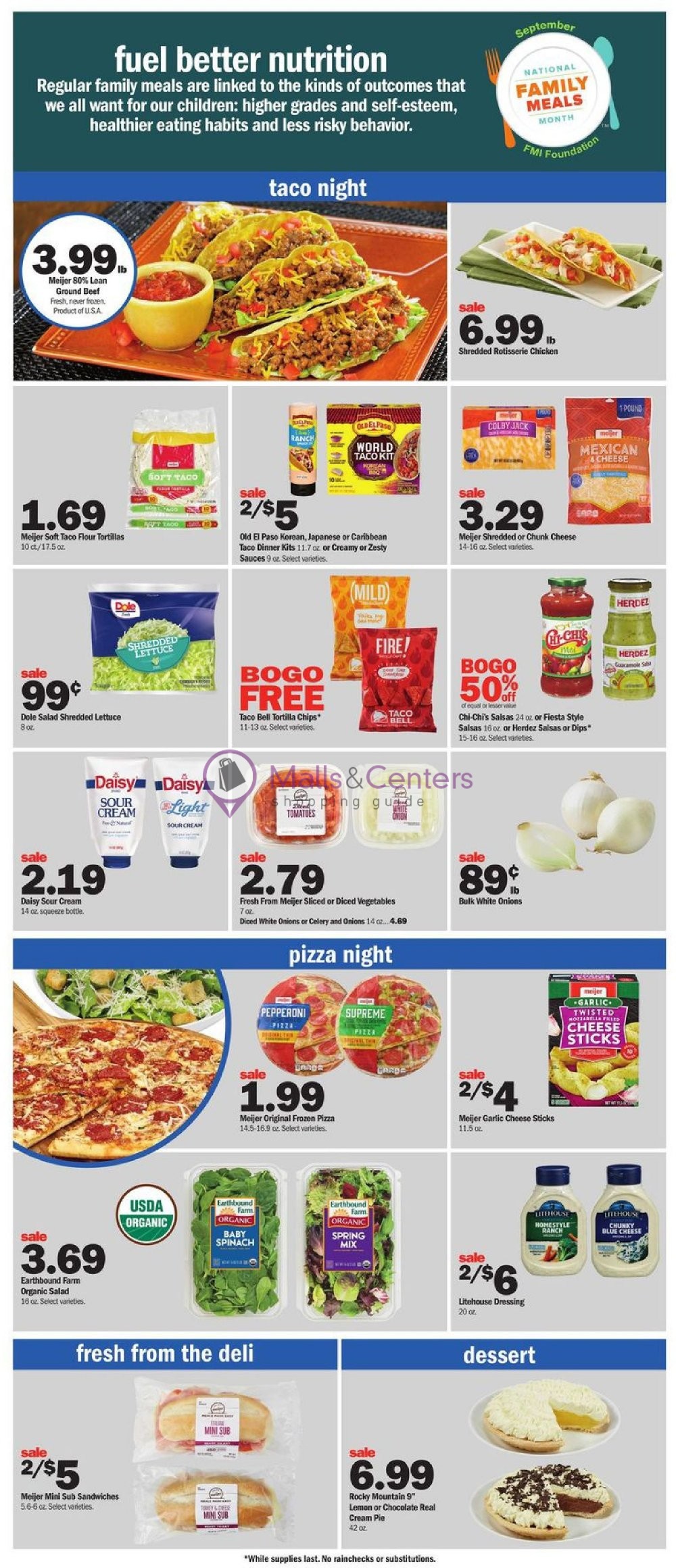 Meijer Weekly Ad - sales & flyers specials - MallsCenters