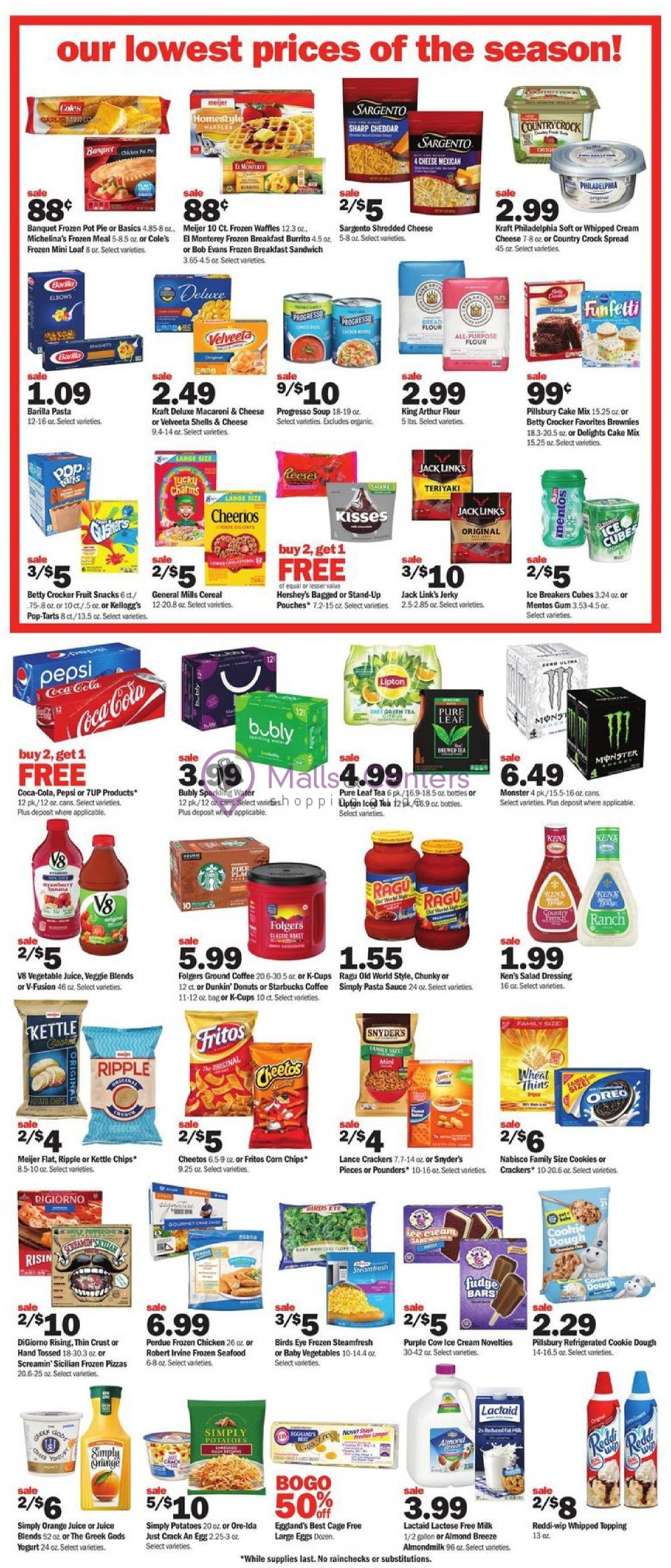 Meijer Weekly Ad - sales & flyers specials - MallsCenters