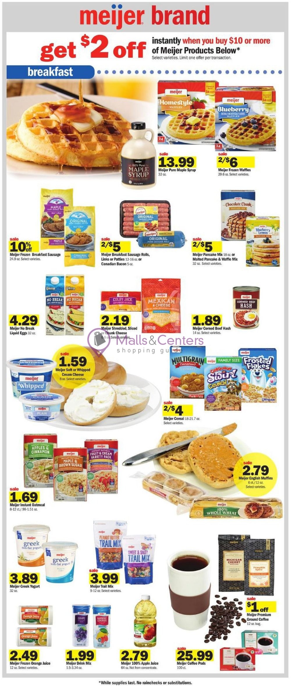 Meijer Weekly Ad - sales & flyers specials - MallsCenters