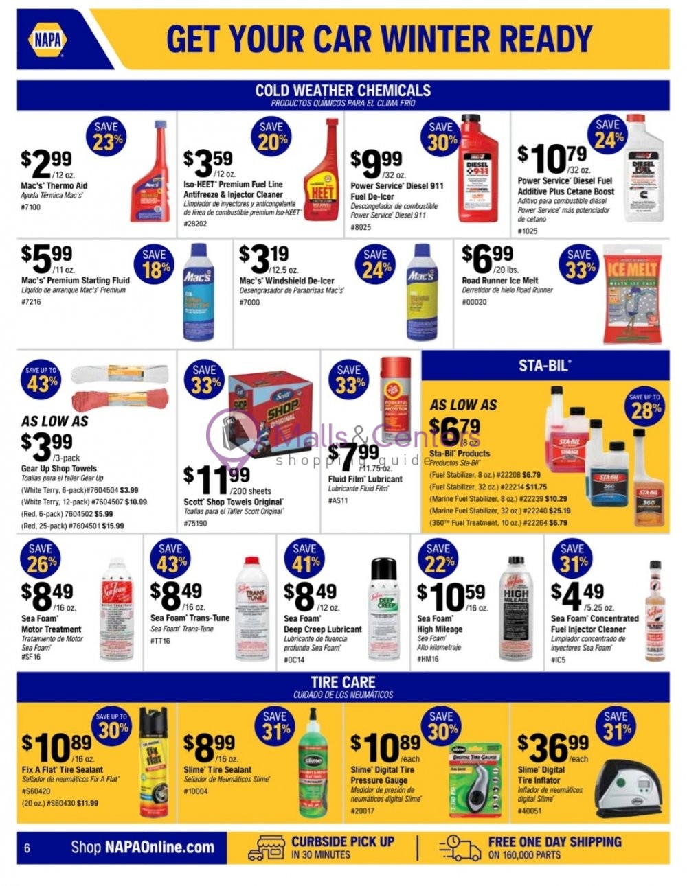 Napa Auto Parts Weekly Ad - sales & flyers specials - MallsCenters