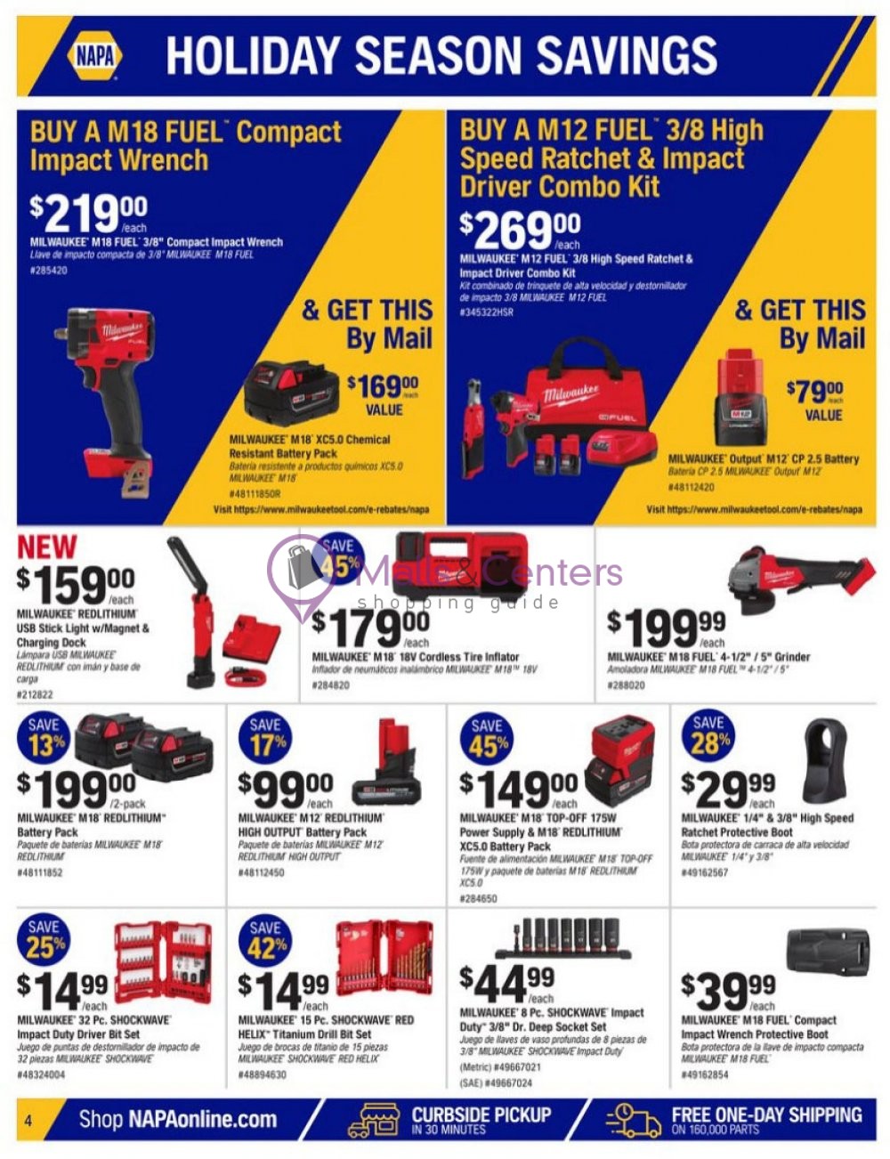 Napa Auto Parts Weekly Ad - sales & flyers specials - MallsCenters