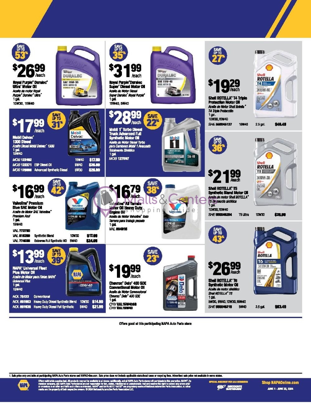 Napa Auto Parts Weekly ad valid from 06/01/2024 to 06/30/2024 ...