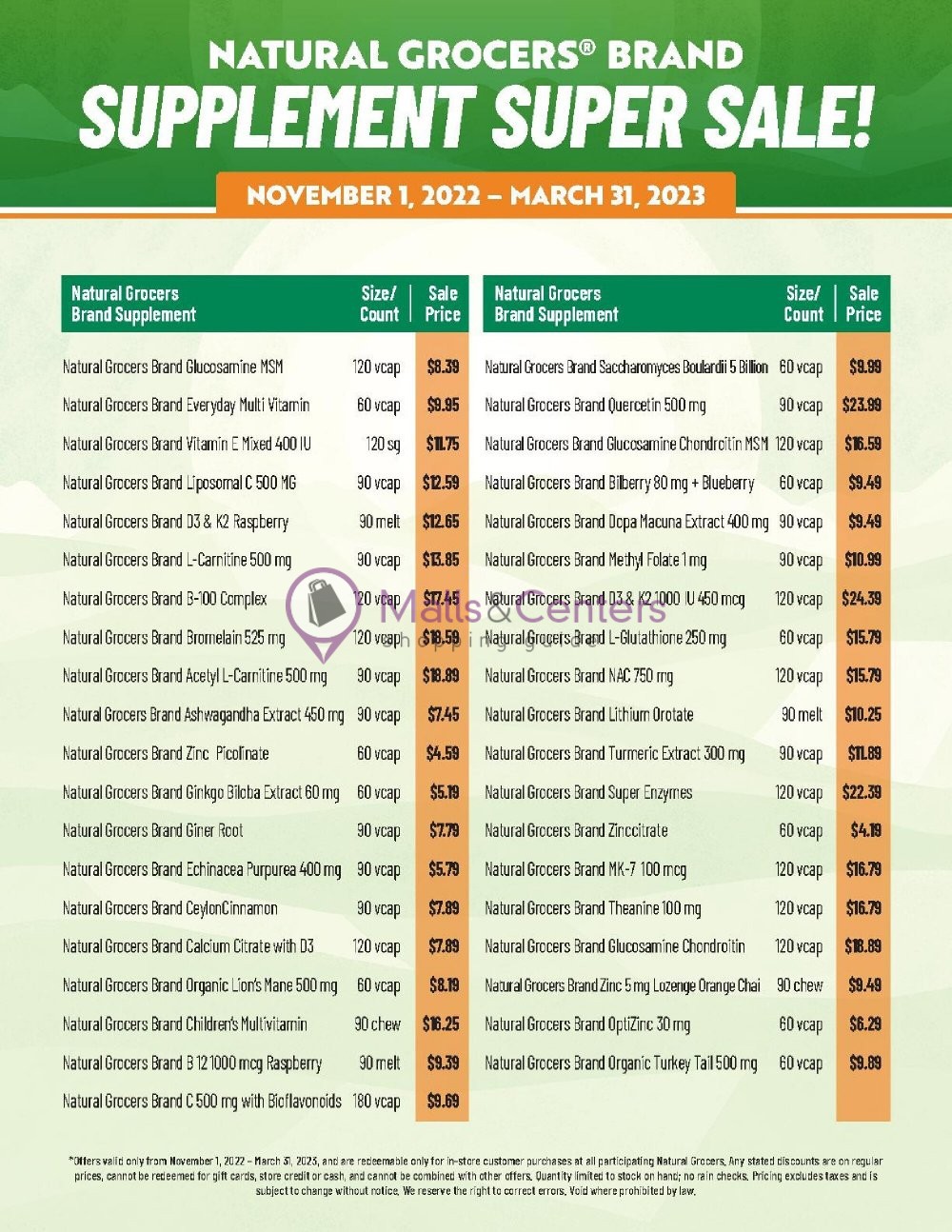 Natural Grocers Weekly Ad - sales & flyers specials - MallsCenters