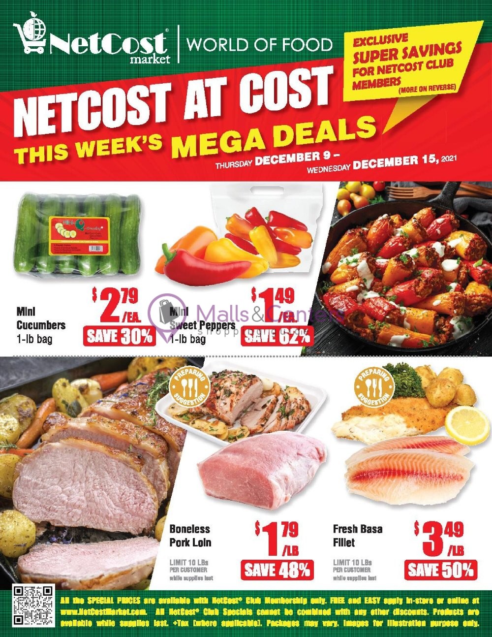 Netcost Market Weekly ad valid from 12/09/2021 to 12/15/2021 - MallsCenters