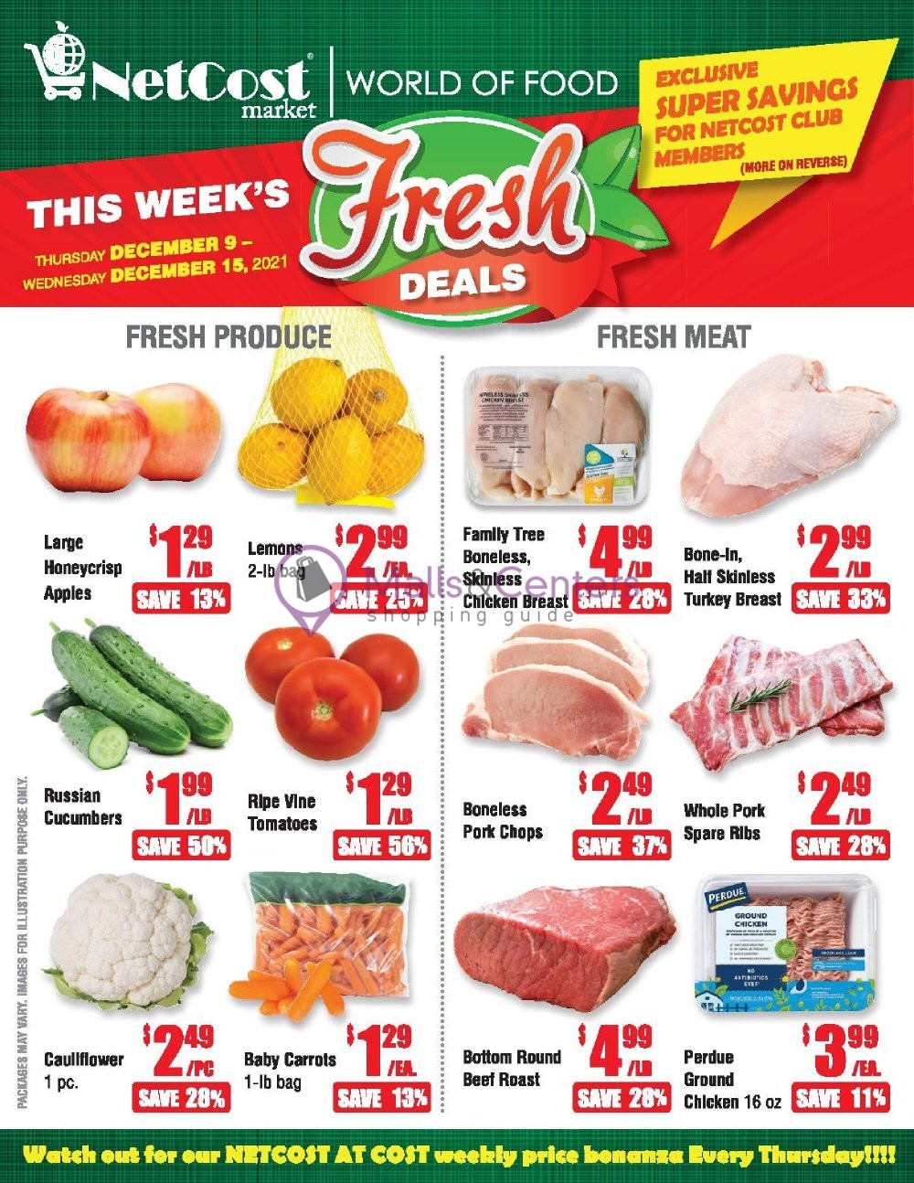 Netcost Market Weekly ad valid from 12/09/2021 to 12/15/2021 - MallsCenters