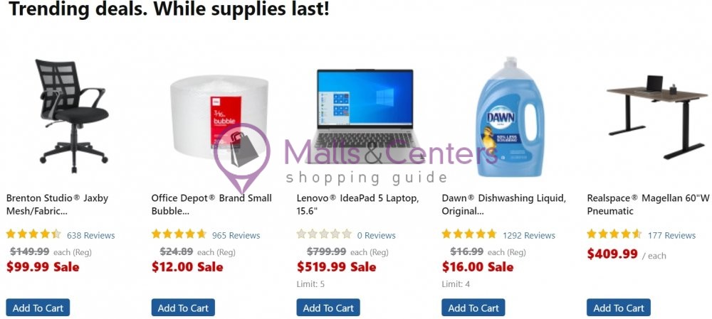 Office Depot Weekly Ad - sales & flyers specials - MallsCenters