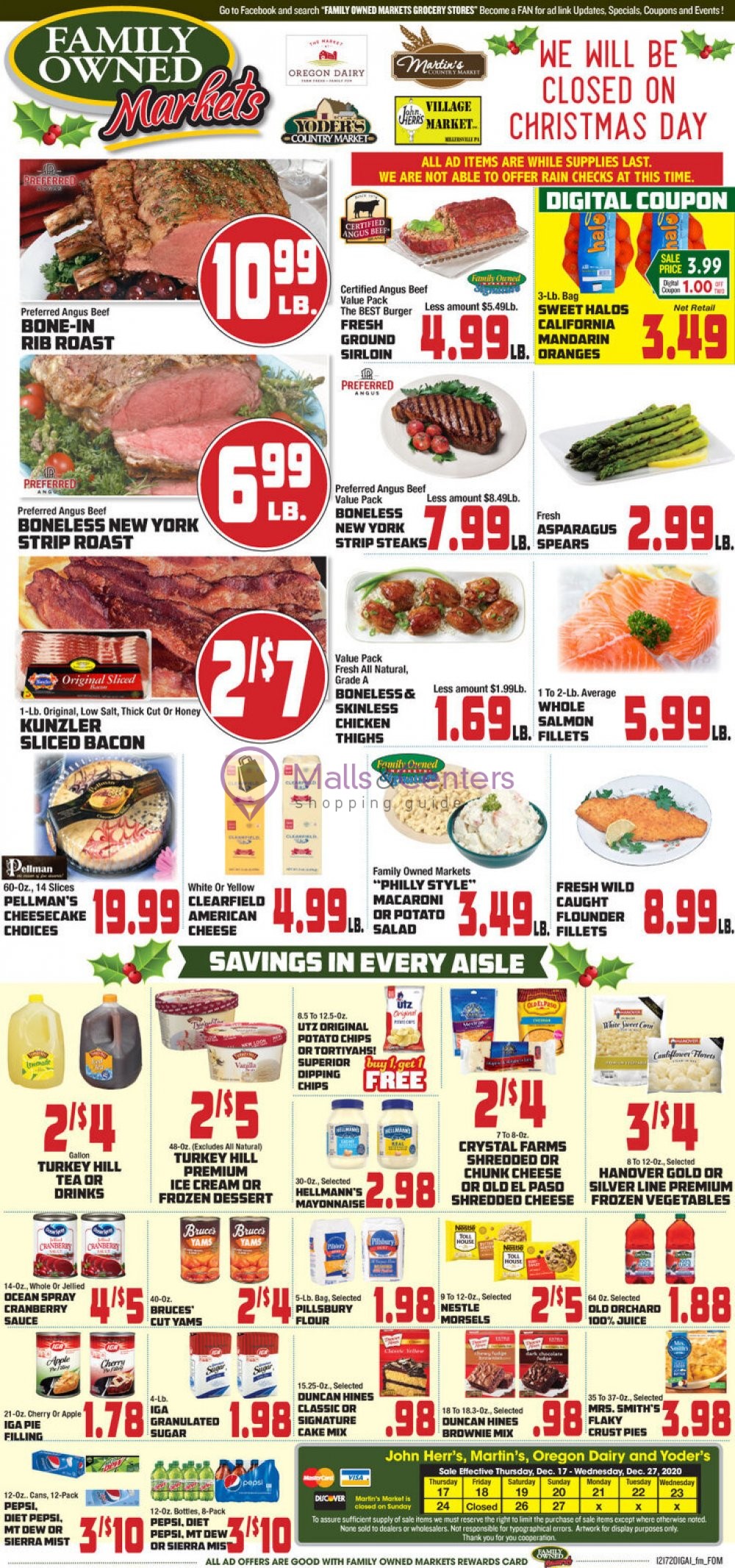 Oregon Dairy Supermarket Weekly Ad - sales & flyers specials - MallsCenters