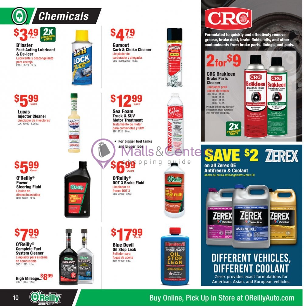 O'Reilly Auto Parts Weekly Ad - sales & flyers specials - MallsCenters