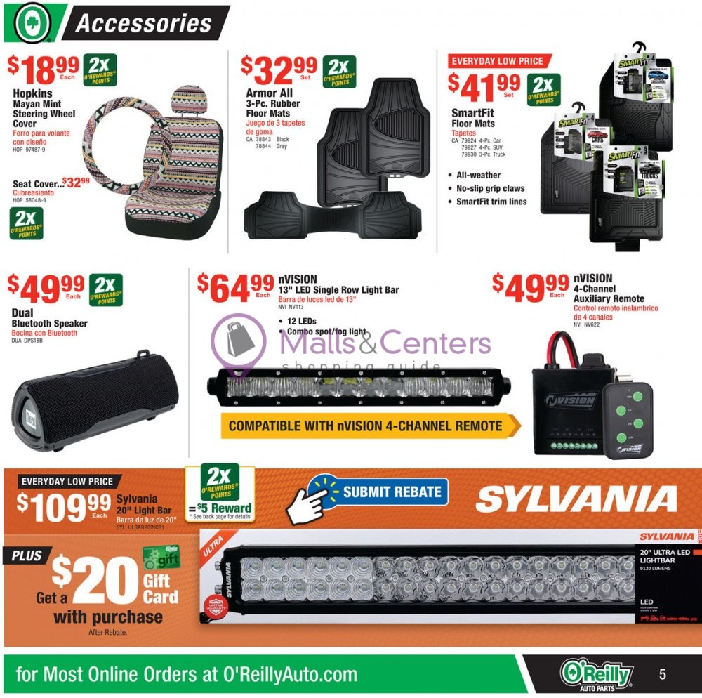 O'Reilly Auto Parts Weekly Ad - sales & flyers specials - MallsCenters