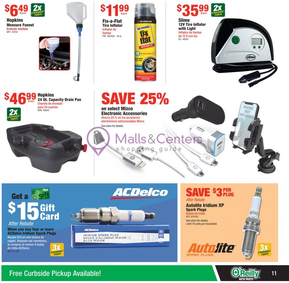 O'Reilly Auto Parts Weekly Ad - sales & flyers specials - MallsCenters