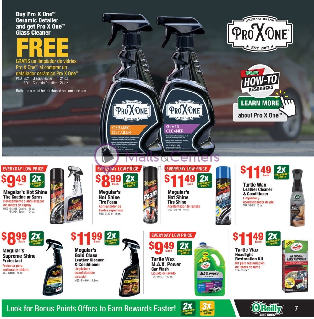 O'Reilly Auto Parts Weekly Ad - sales & flyers specials - MallsCenters