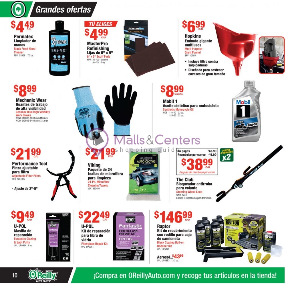 O'Reilly Auto Parts Weekly Ad - sales & flyers specials - MallsCenters