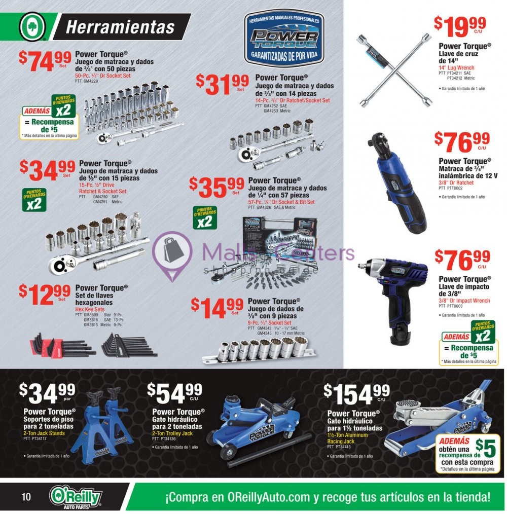 O'Reilly Auto Parts Weekly Ad - sales & flyers specials - MallsCenters