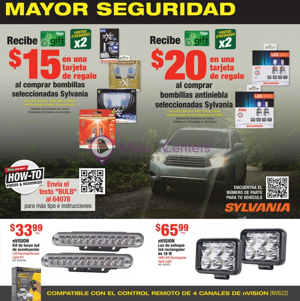 O'Reilly Auto Parts Weekly Ad - sales & flyers specials - MallsCenters