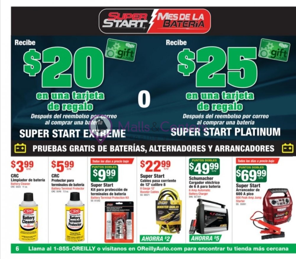 O'Reilly Auto Parts Weekly Ad - sales & flyers specials - MallsCenters