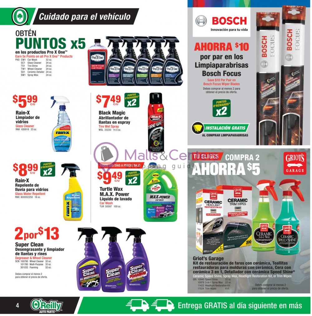 O'Reilly Auto Parts Weekly Ad - sales & flyers specials - MallsCenters