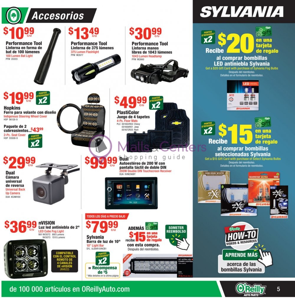O'Reilly Auto Parts Weekly Ad - sales & flyers specials - MallsCenters