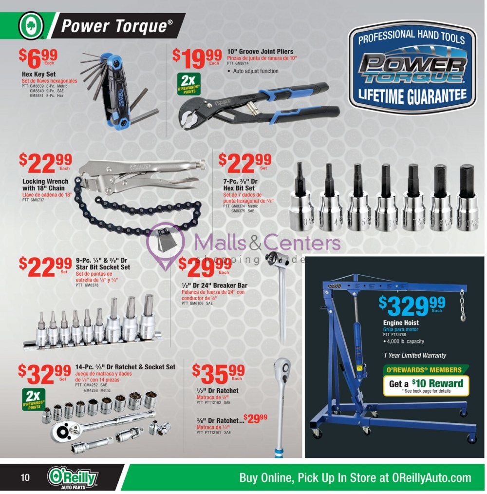 O'Reilly Auto Parts Weekly Ad - sales & flyers specials - MallsCenters