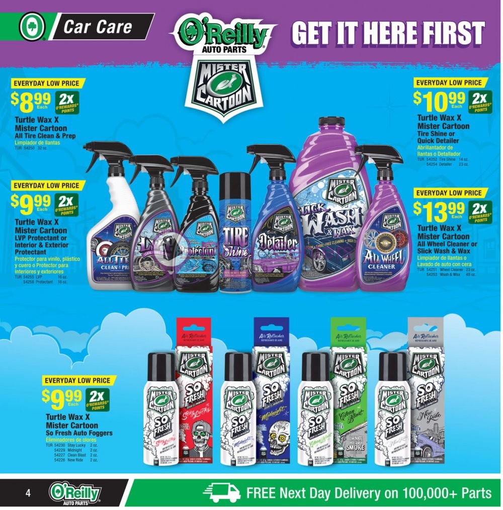 O'Reilly Auto Parts Weekly Ad - sales & flyers specials - MallsCenters