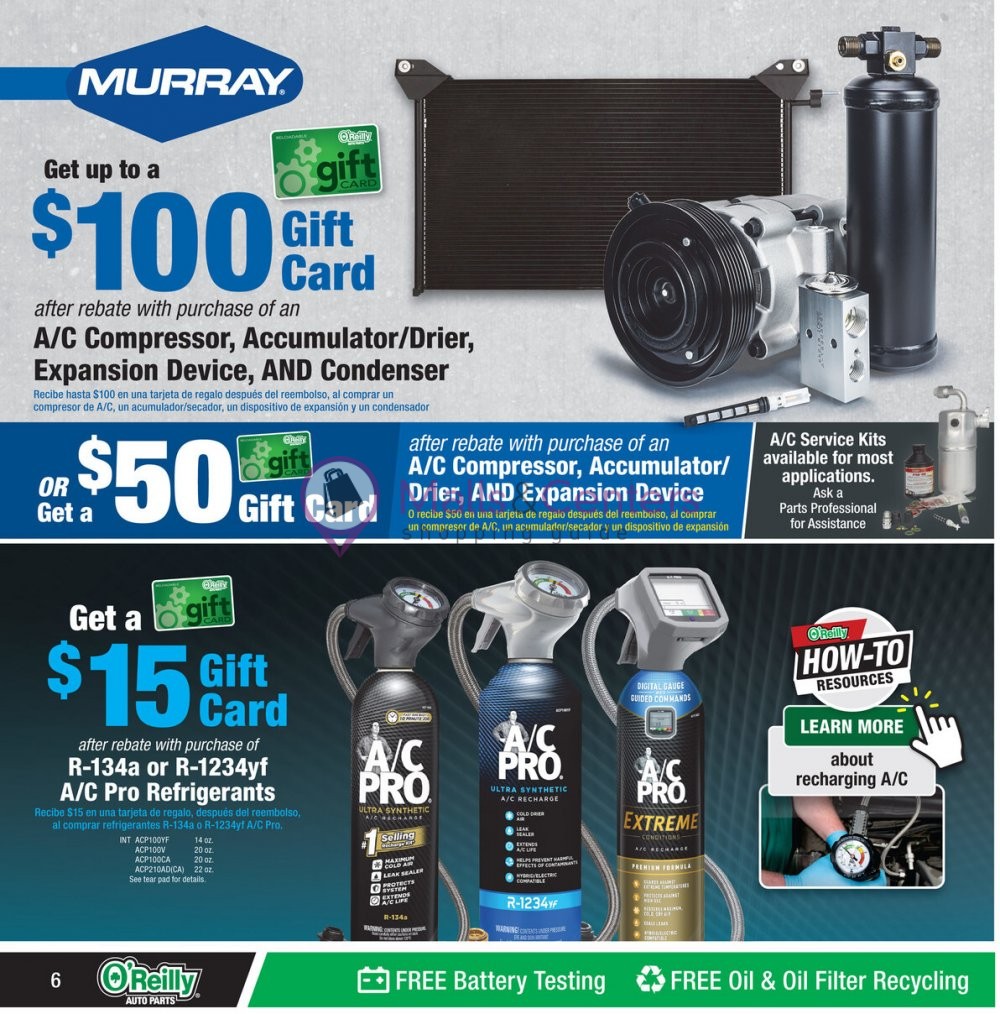 O'Reilly Auto Parts Weekly Ad - sales & flyers specials - MallsCenters