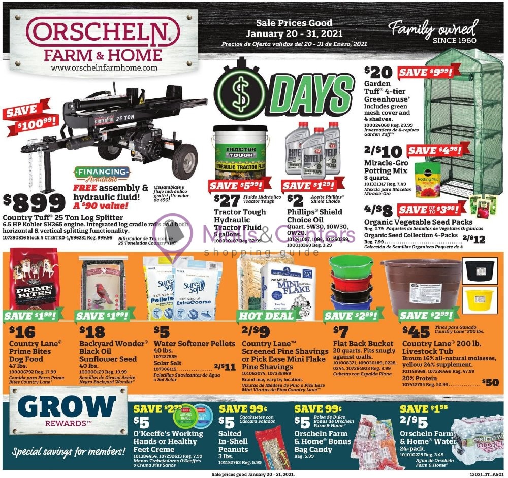 Orscheln Farm and Home Weekly Ad - sales & flyers specials - MallsCenters