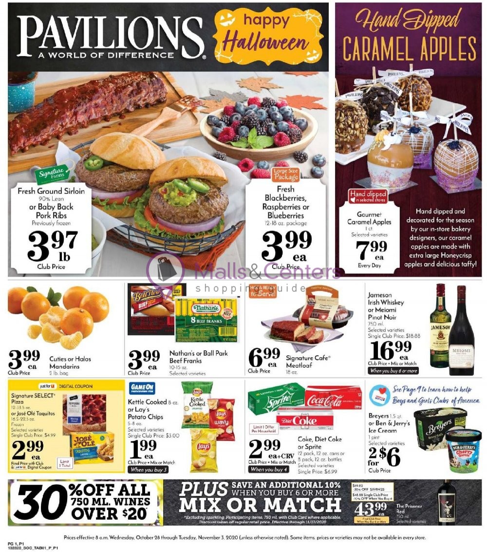Pavilions Weekly Ad - sales & flyers specials - MallsCenters