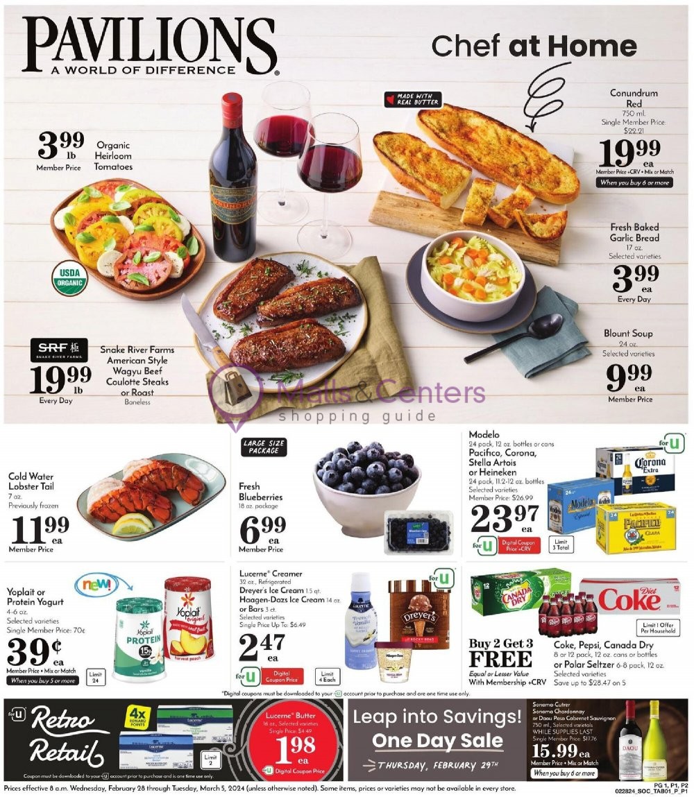 Pavilions Weekly Ad, from Wed, 2/28/2024 - sales & flyers specials ...