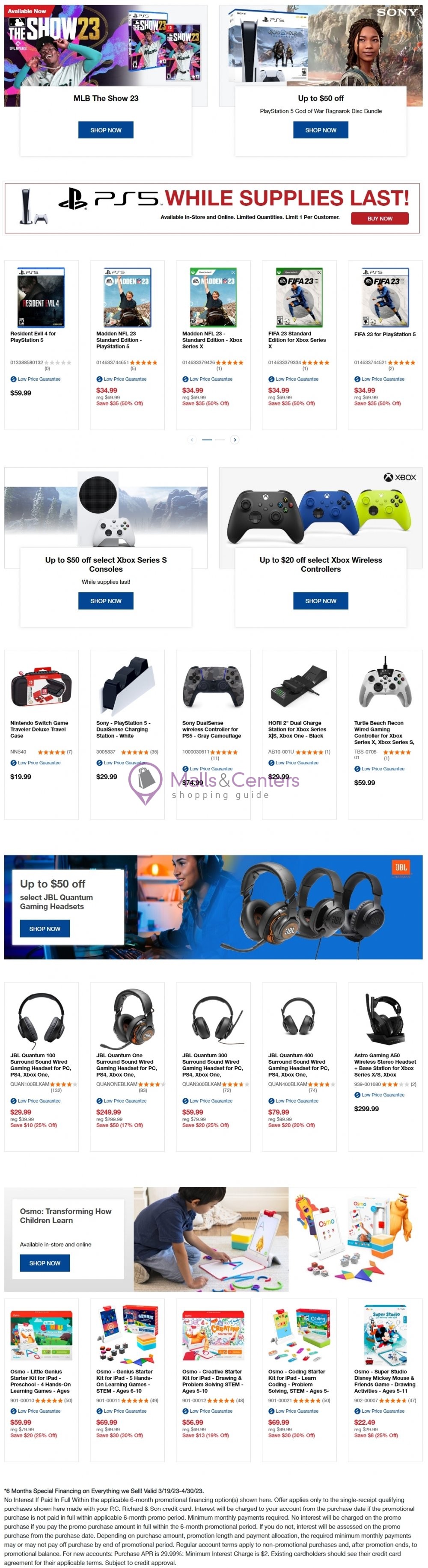 P.C. Richard & Son Weekly Ad - sales & flyers specials - MallsCenters