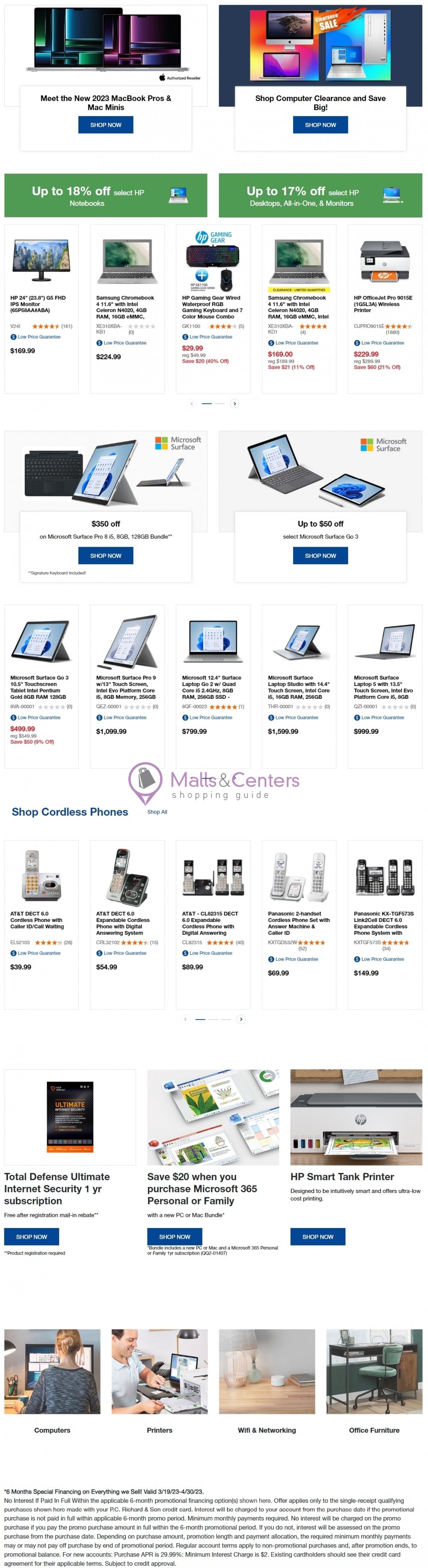 P.C. Richard & Son Weekly Ad - sales & flyers specials - MallsCenters