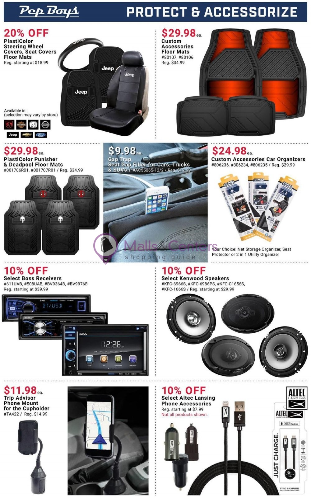 Pep Boys Weekly Ad - sales & flyers specials - MallsCenters