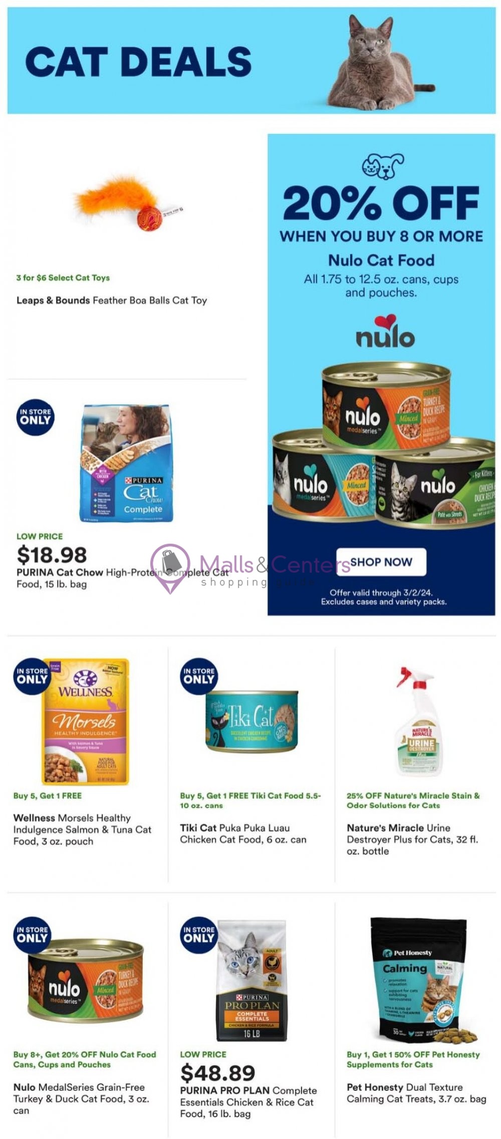 PetCo Weekly ad valid from 02/04/2024 to 02/10/2024 - MallsCenters