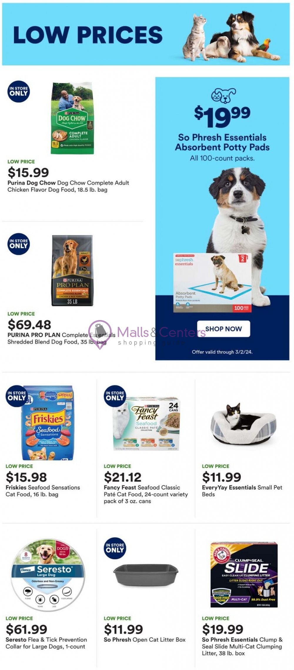 PetCo Weekly ad valid from 02/04/2024 to 02/10/2024 - MallsCenters