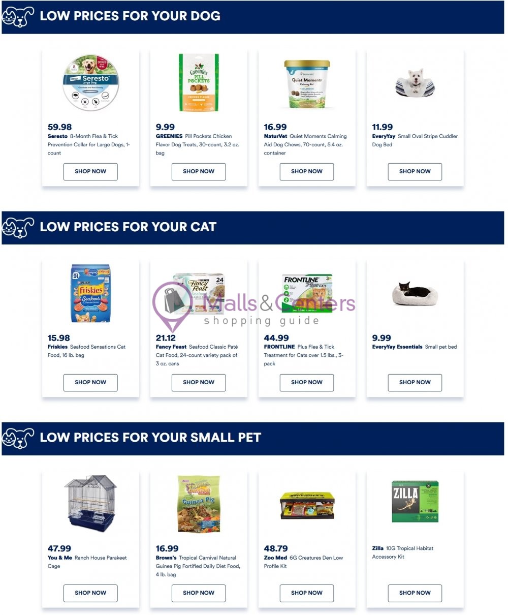 PetCo Weekly ad valid from 03/31/2024 to 04/06/2024 - MallsCenters