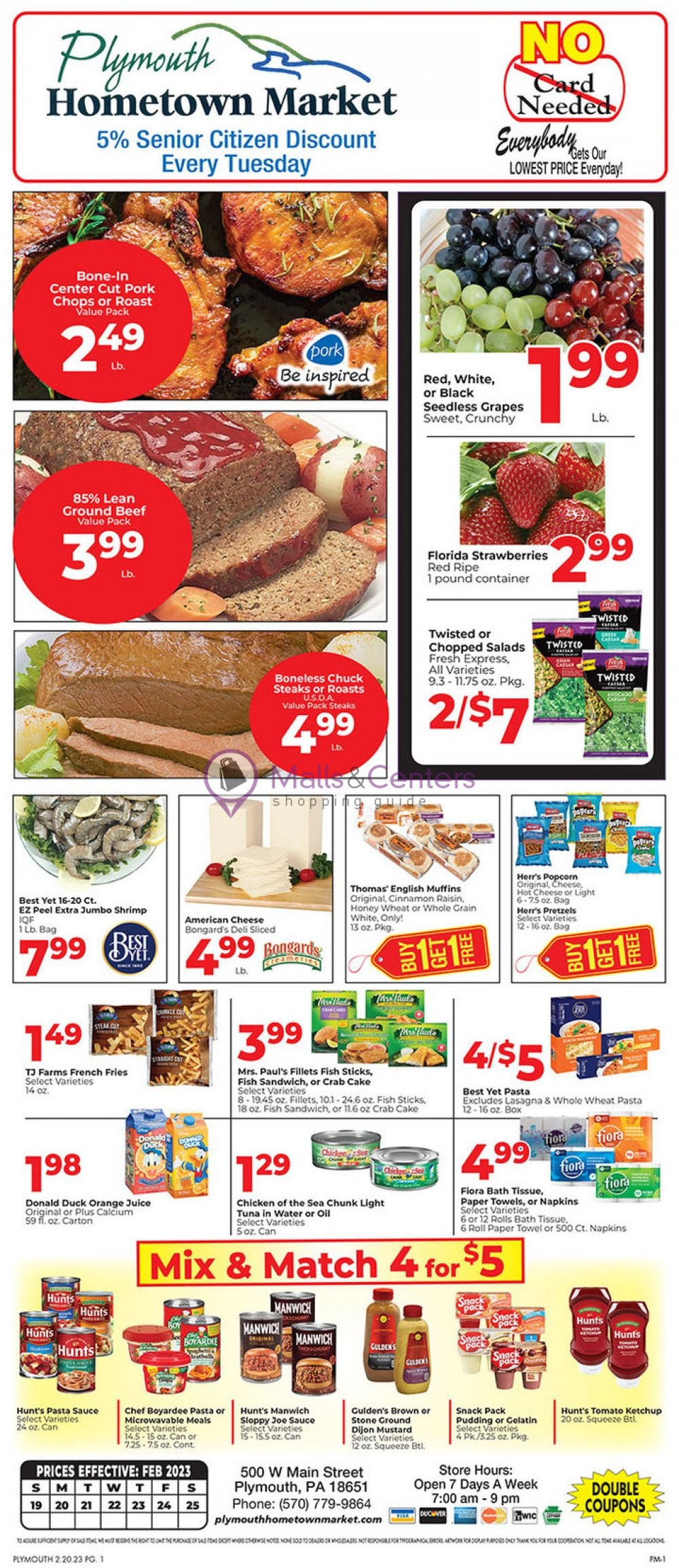Plymouth Hometown Market Weekly Ad - sales & flyers specials - MallsCenters