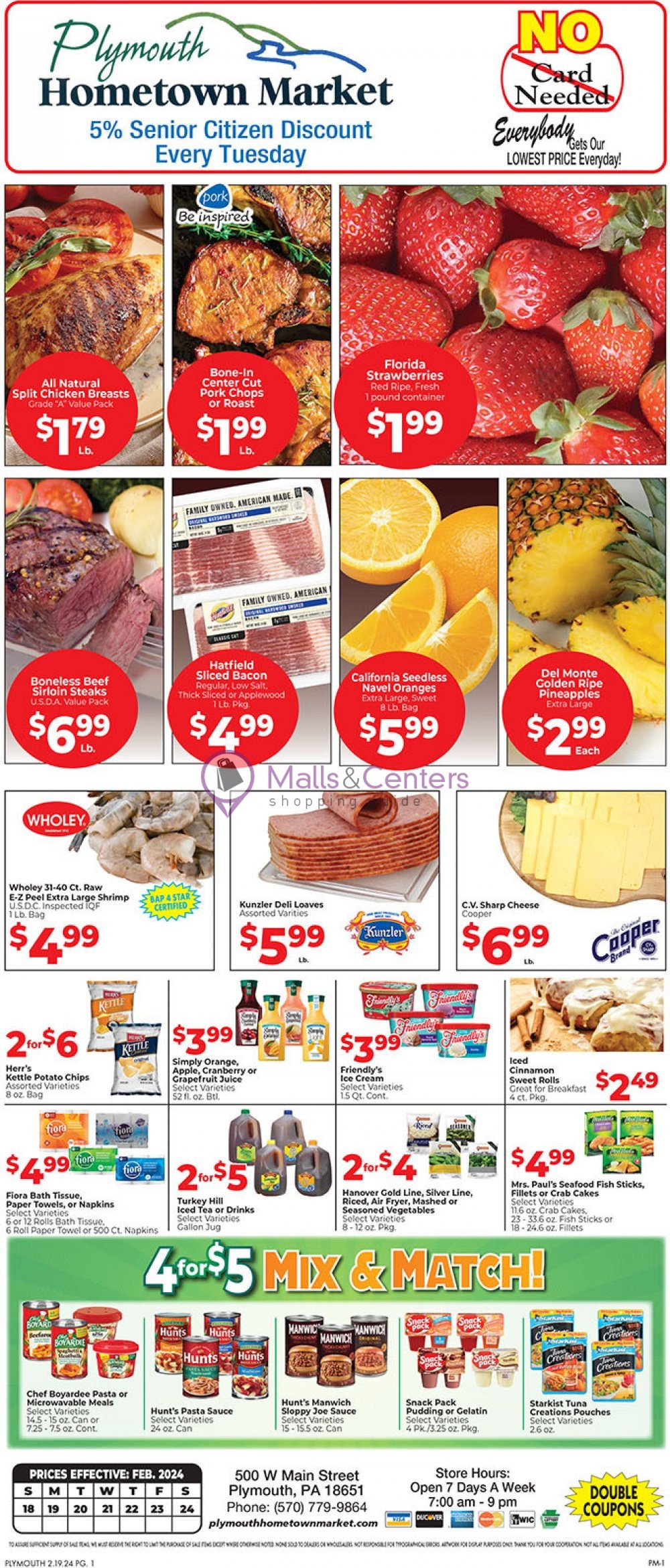 Plymouth Hometown Market Weekly Ad, from Sun, 2/18/2024 - sales ...