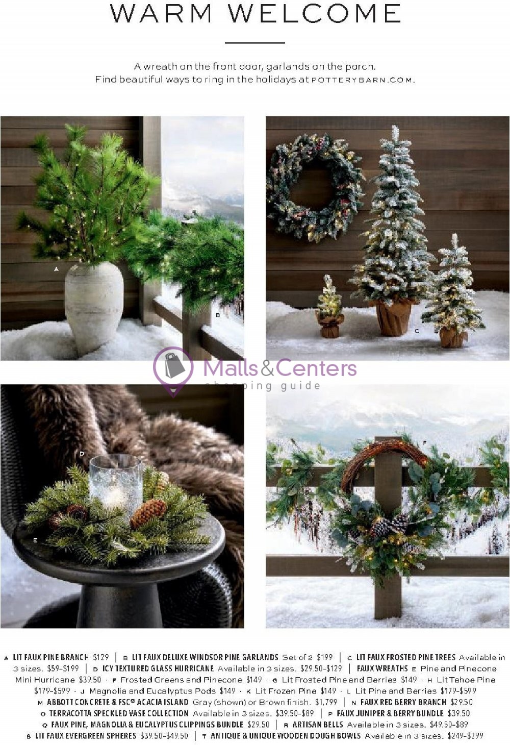 Pottery Barn Weekly Ad - sales & flyers specials - MallsCenters