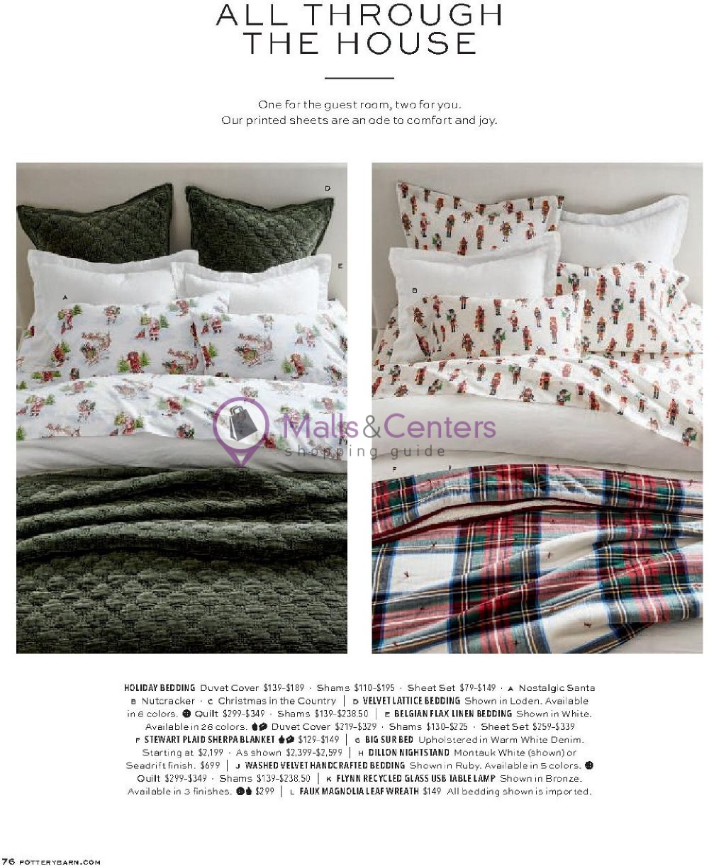 Pottery Barn Weekly Ad - sales & flyers specials - MallsCenters