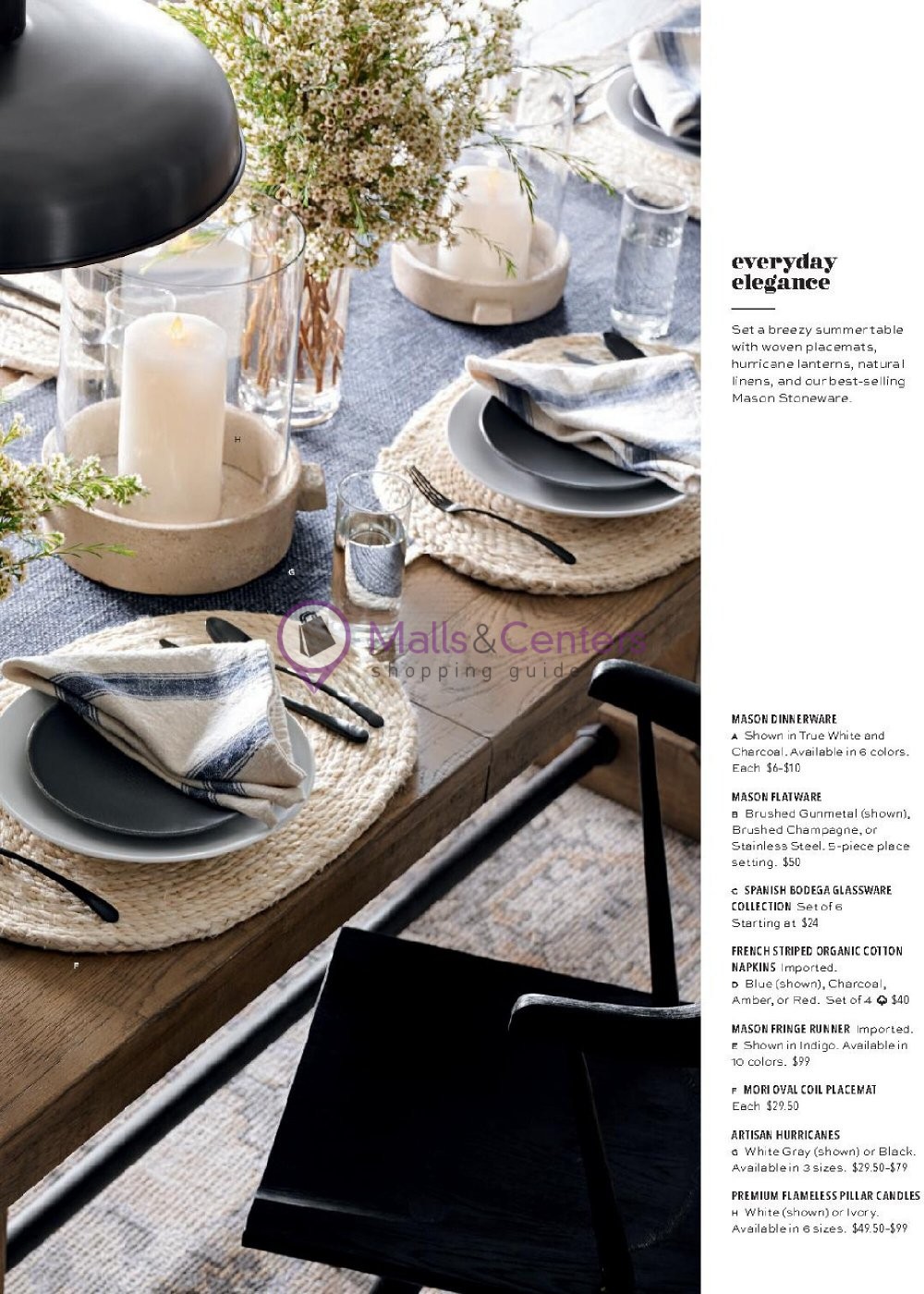 Pottery Barn Weekly Ad - sales & flyers specials - MallsCenters
